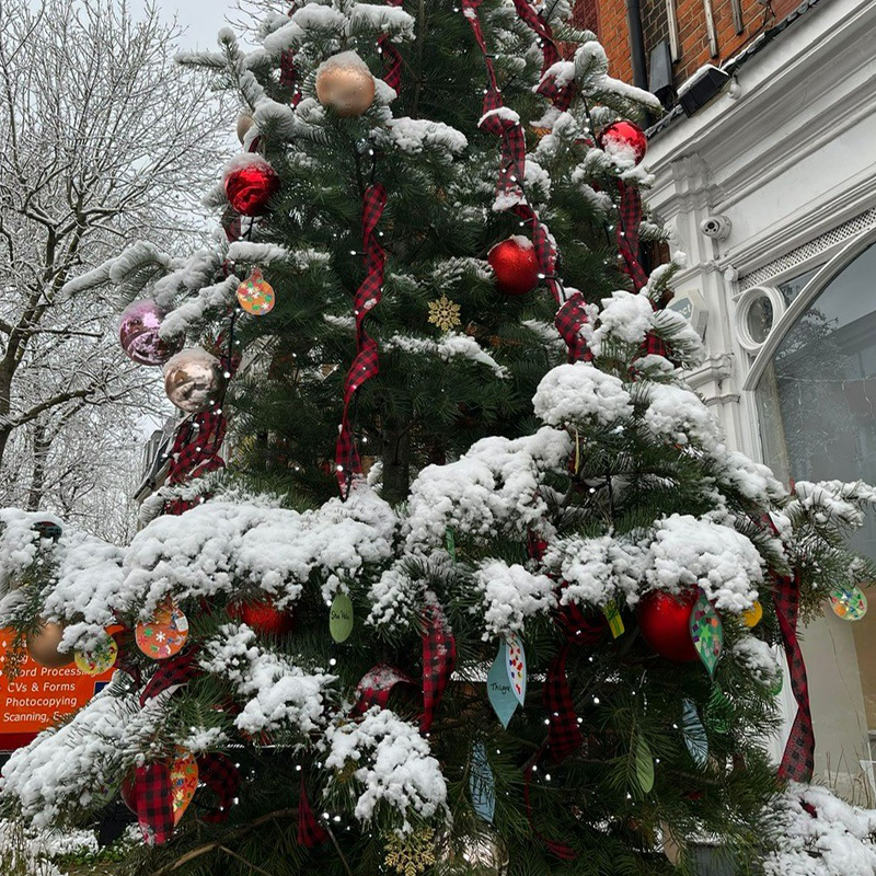 Spreading festive cheer with a Christmas display - Mosaic