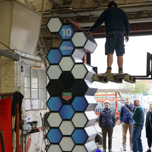 TCS London Marathon Mile Markers - Mosaic